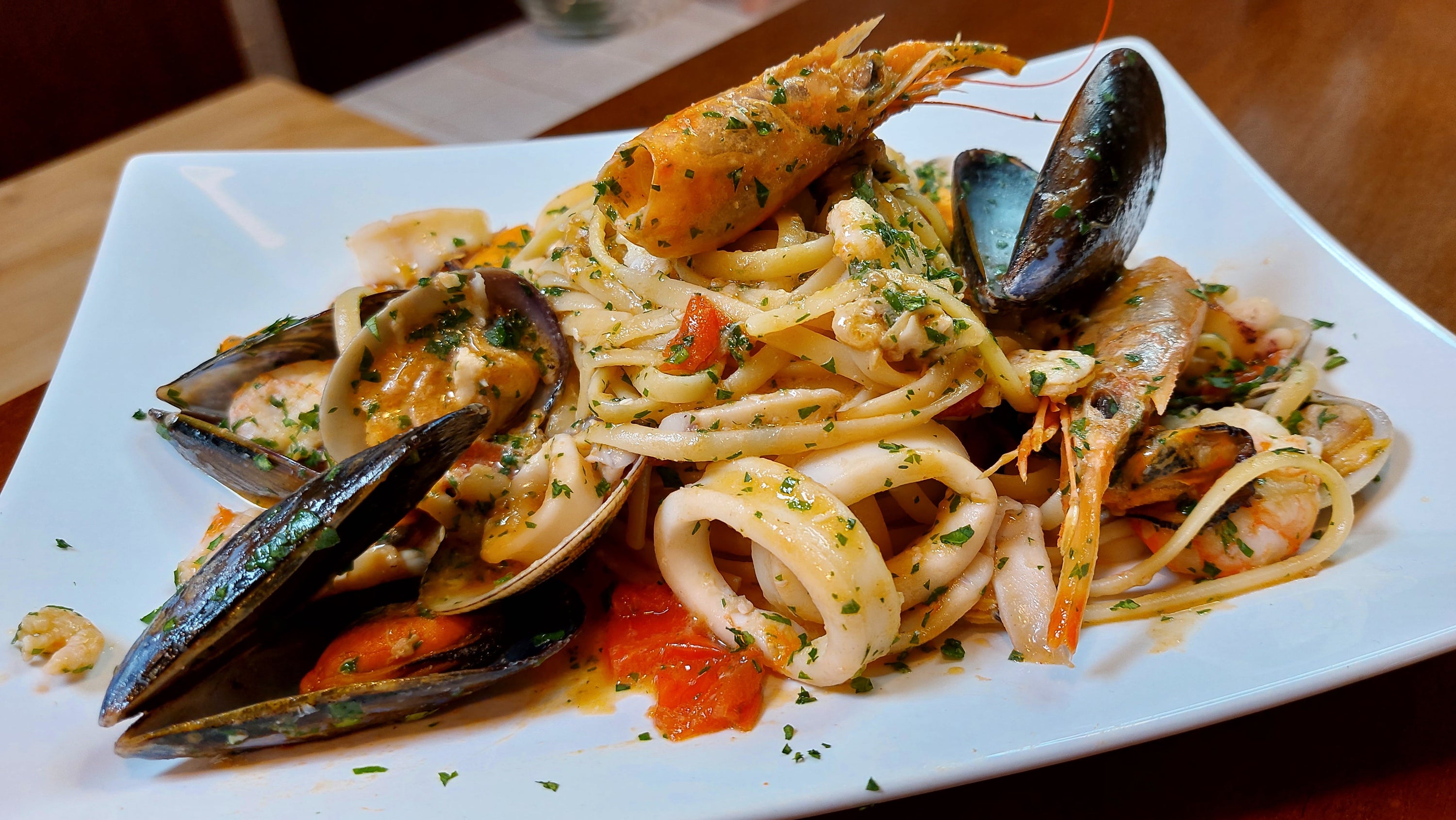 Pasta ai Frutti di Mare – Papa Felice